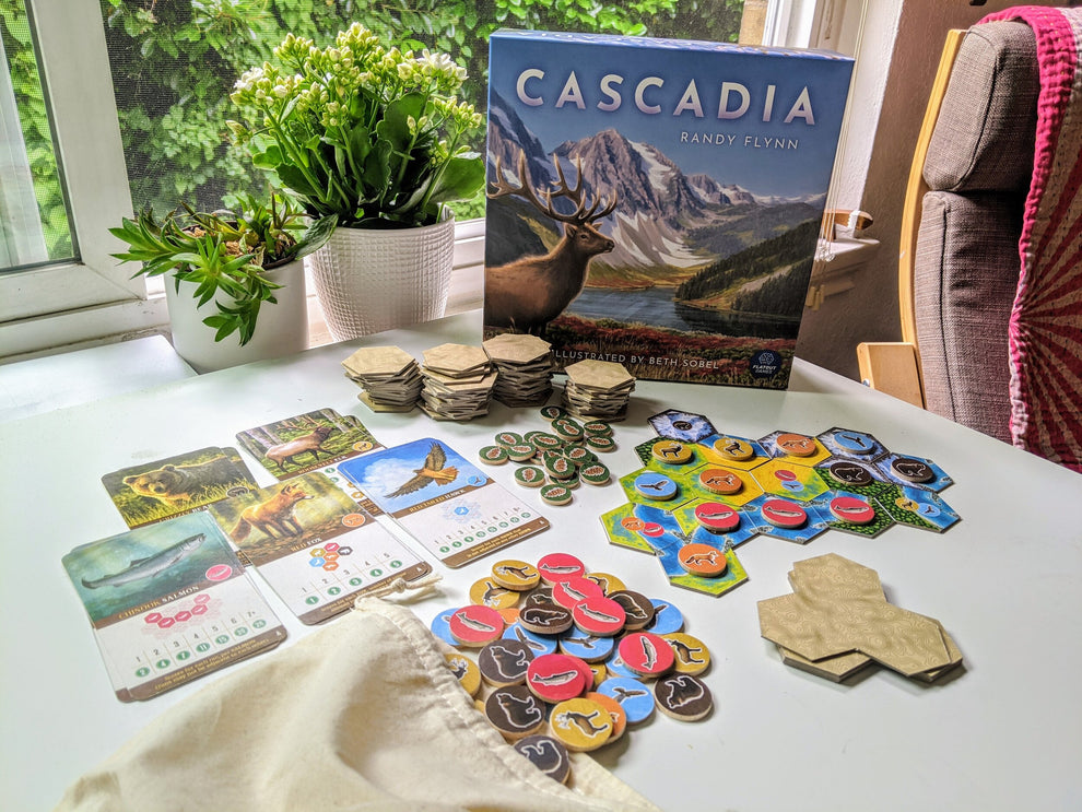 Cascadia board game, by Randy Flynn, published by Flatout Games – Morat ...